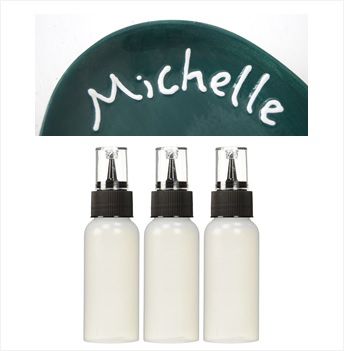 Writing on bisque pottery ceramics | Country Love Crafts