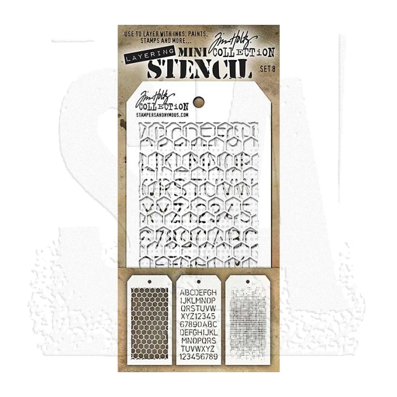 Mini Stencil Set 8 | Country Love Crafts