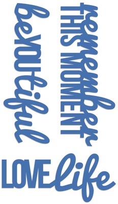 Decorative Dies Script Words | Country Love Crafts