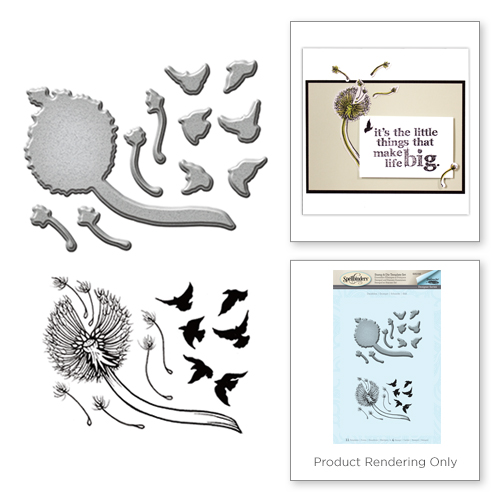 Spellbinders Stamp & Die Set - Dandelion | Country Love Crafts